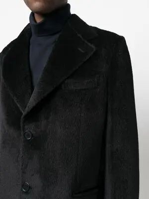Giuliva Heritage Textured Single-breasted Coat