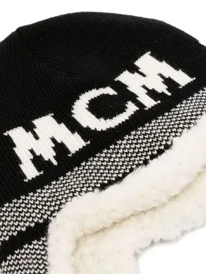Mcm Après Ski Intarsia-knit Reversible Hat