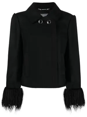 Alberta Ferretti Fringe-cuffs Shirt Jacket