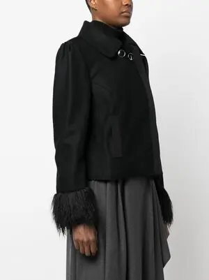 Alberta Ferretti Fringe-cuffs Shirt Jacket