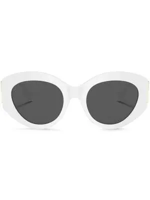 Burberry Sophia Logo-plaque Sunglasses - White