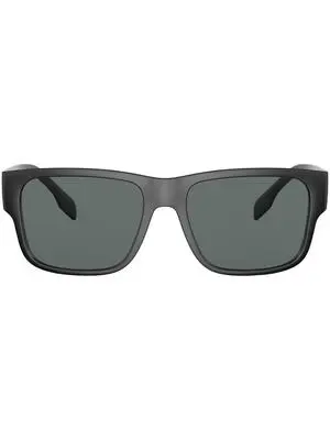 Burberry Knight Square-frame Sunglasses - Black
