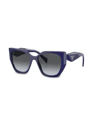 Prada Logo Cat-eye Frame Sunglasses - Blue