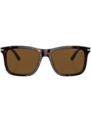 Prada Tortoiseshell Square Frame Sunglasses - Green
