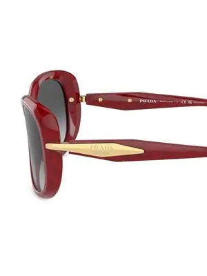 Prada Logo-arm Detail Sunglasses