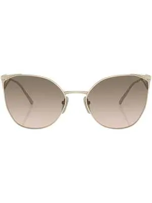 Prada Cat-eye Frame Sunglasses - Gold