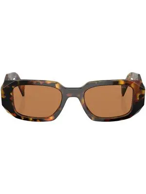 Prada Tortoiseshell Square Frame Sunglasses - Green