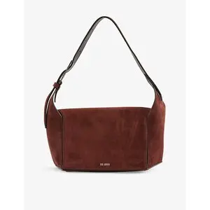 Attico 7/7 Leather Shoulder Bag