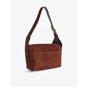 Attico 7/7 Leather Shoulder Bag