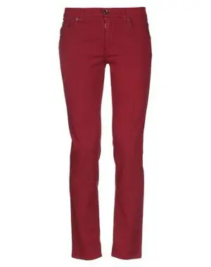 Dolce & Gabbana Gabardine Stretch Cotton Pants - Red