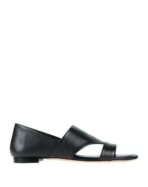 TOD'S Leather Sandals - Black