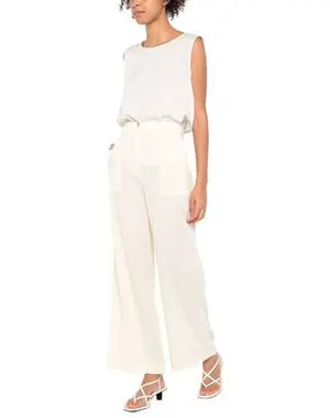 Liviana Conti Wide-leg Pants - White