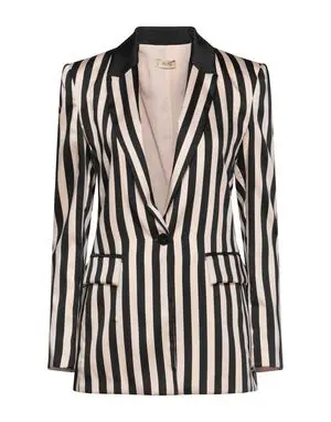 LIU •JO Striped Twill Blazer - Blush