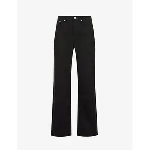 Rag & Bone Logan Wide-leg High-rise Jeans - Black