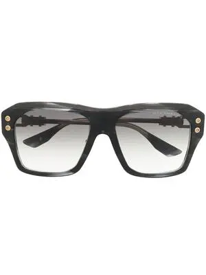 Dita Square-frame Sunglasses - Black