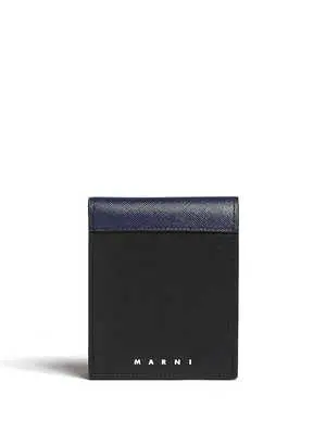 Marni Logo-print Leather Bi-fold Wallet
