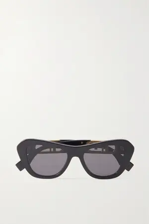 Fendi O'lock Cat-eye Sunglasses - Black