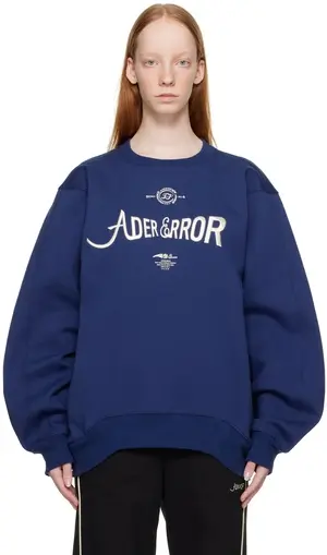 ADER ERROR ADER Error Navy Verif Sweatshirt Navy