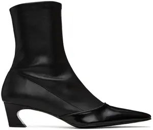 Acne Studios Acne Studios Black Heeled Boots - Black/black