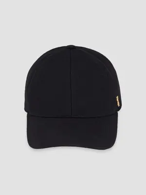 Saint Laurent Felt Baseball Cap