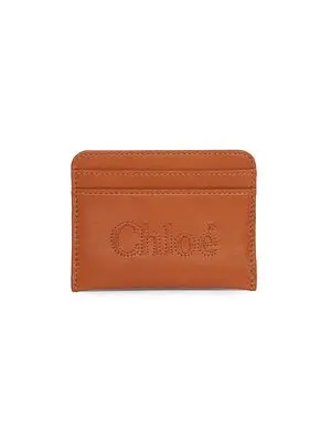 Chloé Women's Chloé Sense Leather Card Holder - Caramel Caramel