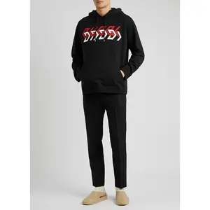 Gucci Logo Hooded Cotton Sweatshirt