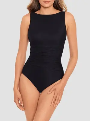 Miraclesuit Rock Solid Regatta One-piece Swimsuit - Black