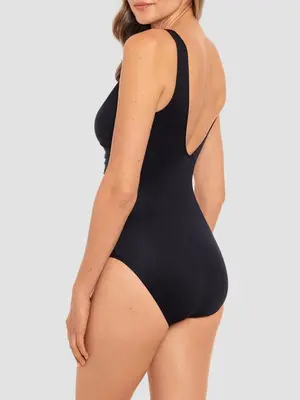 Miraclesuit Rock Solid Regatta One-piece Swimsuit - Black