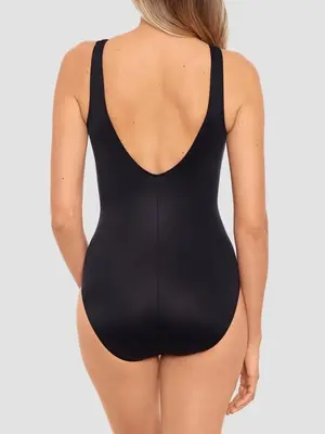 Miraclesuit Rock Solid Regatta One-piece Swimsuit - Black