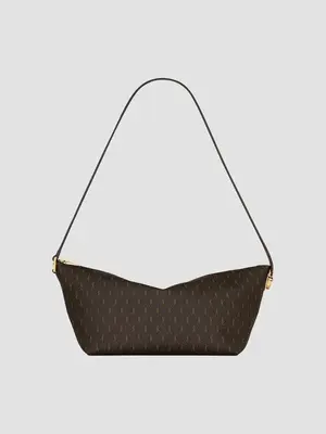 Saint Laurent Le Monogramme Crossbody Bag - Chestnut