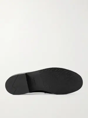 J.M. WESTON 180 Full-grain Leather Penny Loafers - Black