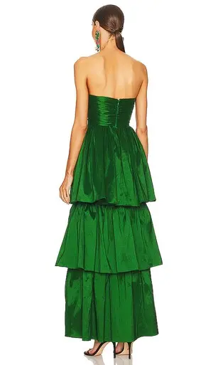 michie maxi dress in emerald green Lovers And Friends - - 11% Off Color:Custom Color(leaving a note) MD 12/22/25 Magenta Midi Dress Mini dress 5% Spandex