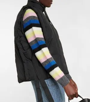 GANNI Tie Puffer Vest