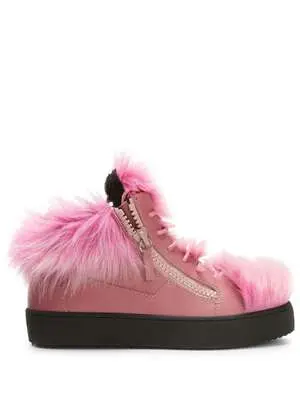 GIUSEPPE ZANOTTI Marlena Winter Mid-top Sneakers - Pink