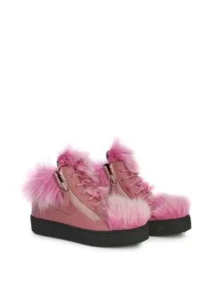 GIUSEPPE ZANOTTI Marlena Winter Mid-top Sneakers - Pink