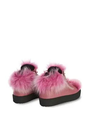 GIUSEPPE ZANOTTI Marlena Winter Mid-top Sneakers - Pink