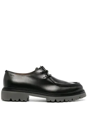 FERRAGAMO Lace-up Derby Shoes - Black