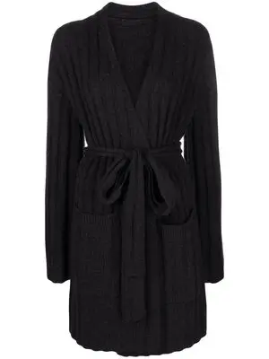 JOSEPH Tie-waist Cashmere Cardigan - Blue