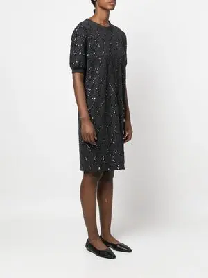 Brunello Cucinelli Sequin-embellished Shift Dress