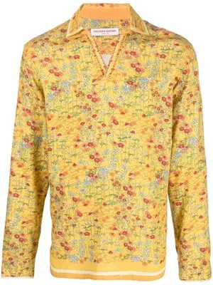 Orlebar Brown Ridley Solo Fantasy Shirt - Yellow