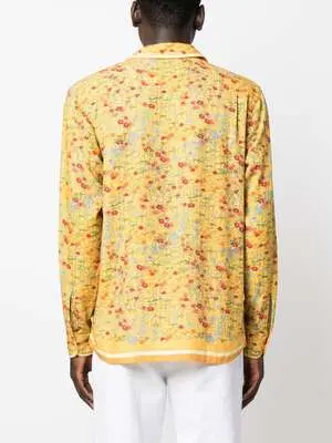 Orlebar Brown Ridley Solo Fantasy Shirt - Yellow