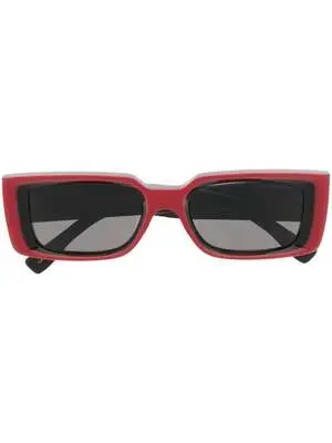 CUTLER & GROSS Rectangle-frame Sunglasses - Red