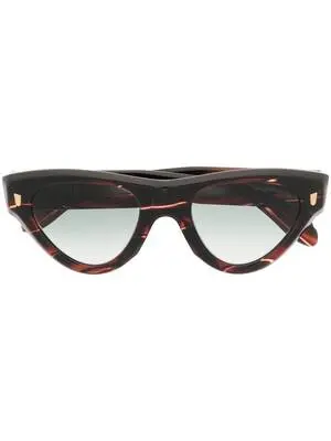CUTLER & GROSS Cutler And Gross Cat-eye Tortoiseshell Sunglasses - Brown