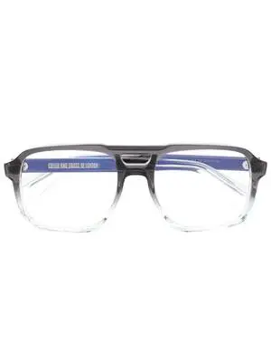 CUTLER & GROSS Ombre Pilot-frame Glasses - Grey