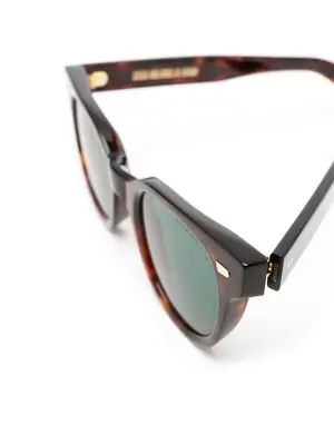 CUTLER & GROSS Tortoiseshell Effect Sunglasses
