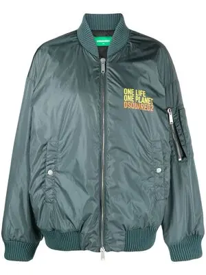 Dsquared2 Slogan-print Bomber Jacket