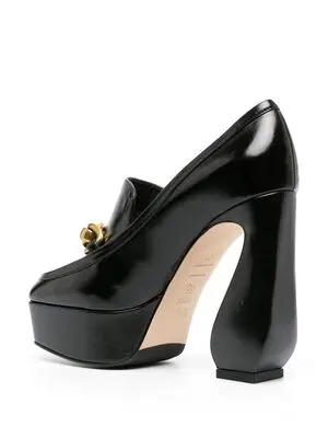 SERGIO ROSSI 120mm Chain-link Detail Pumps