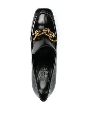 SERGIO ROSSI 120mm Chain-link Detail Pumps