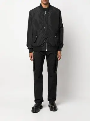 Balmain Logo-patch Bomber Jacket