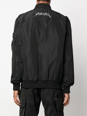 Balmain Logo-patch Bomber Jacket